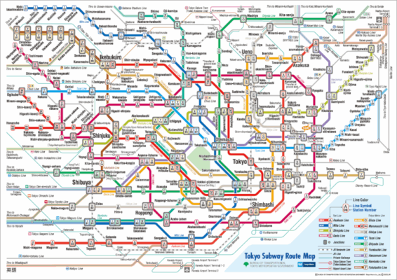 Tokyo Metro Map Guide | Genki Mobile